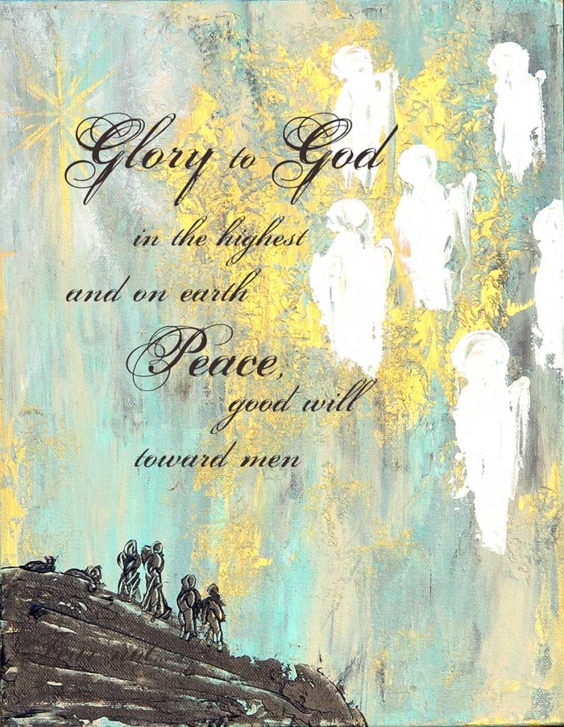 Peace, goodwill toward men - Jennifer Funk Fine Art