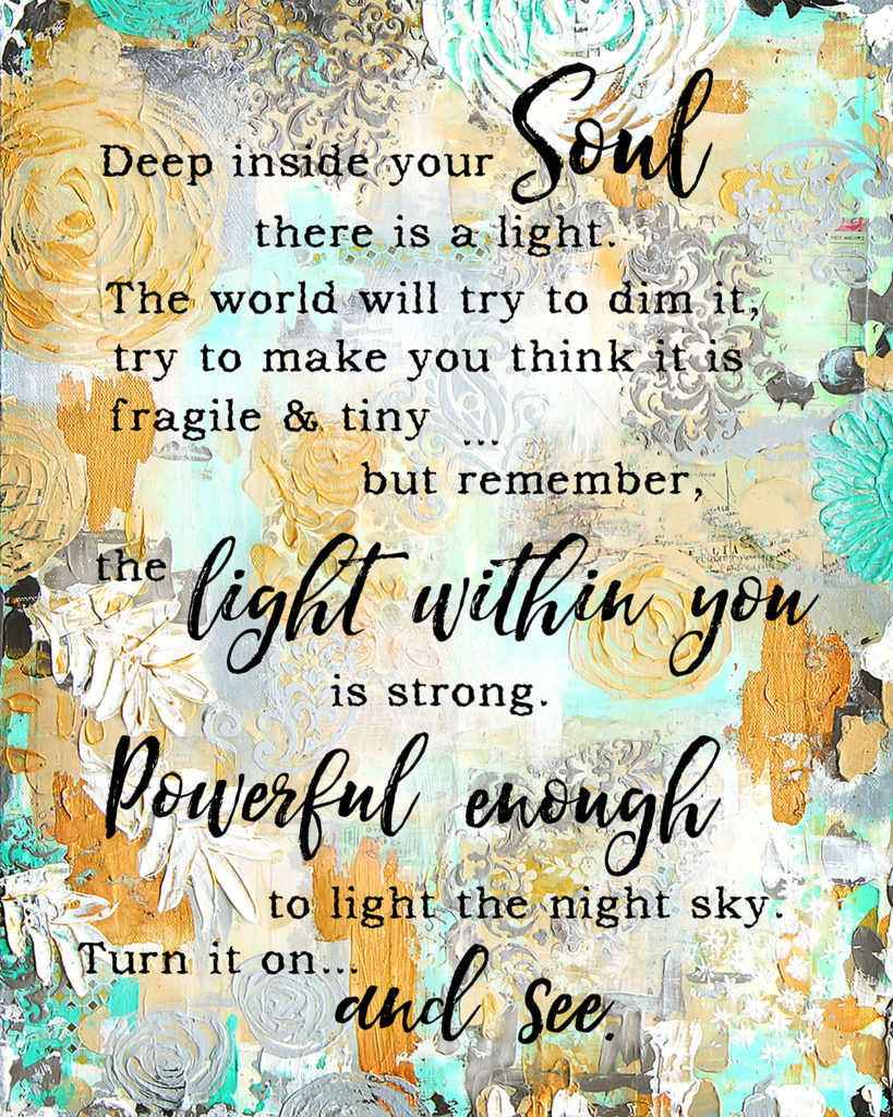 Deep Inside your Soul - Jennifer Funk Fine Art